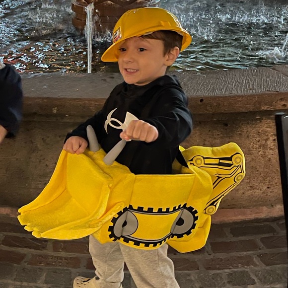 i want to be | Costumes | Kids Construction Digger Costume Yellow ...
